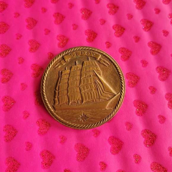 Tall Ship Medal | Other | Sedov Tall Ship Soviet Riga Medallion Medal ...